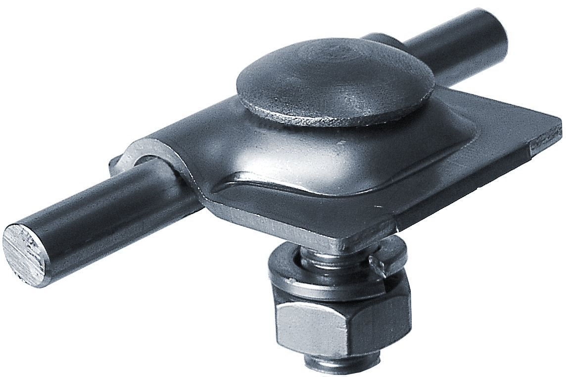 VA-Universalklemme, Klemmbock, für 8- 10 mm, mit VA-Schraube M10 x 30 ...