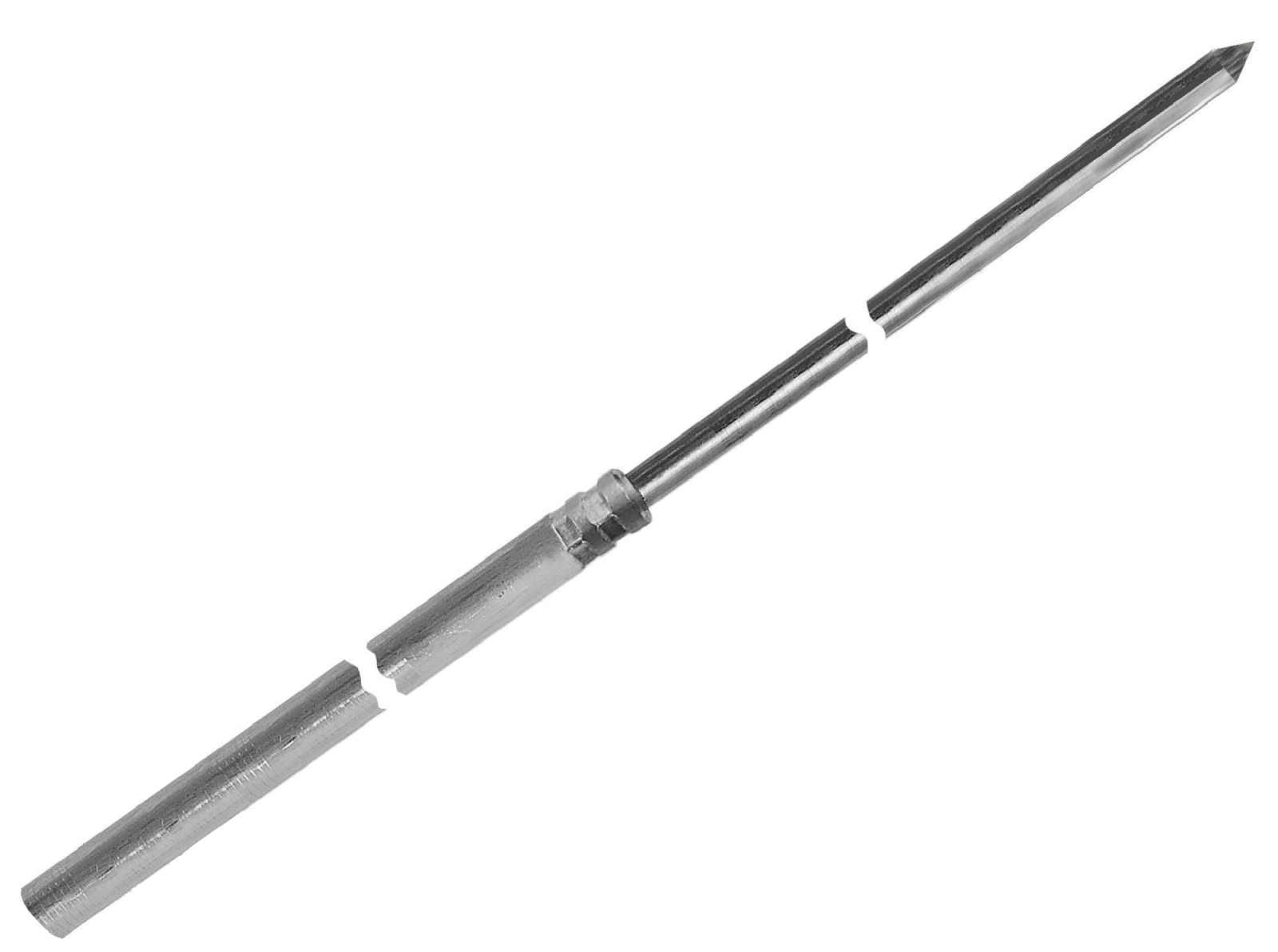 Aluminium tube 5000 mm Interception rod 16 mm-481650
