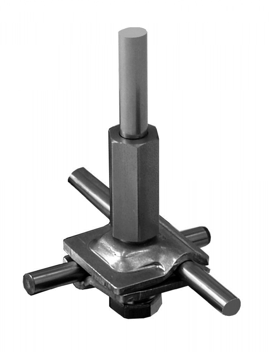 250 mm Aluminium interception rod 10 mm-483030