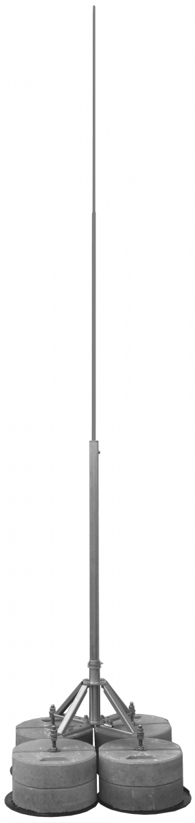 5. 0 m interception mast, folded stand, VA stand, ALU mast-483945